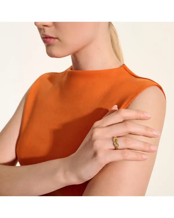 John Hardy 14k Yellow Love Knot Ring - Gold