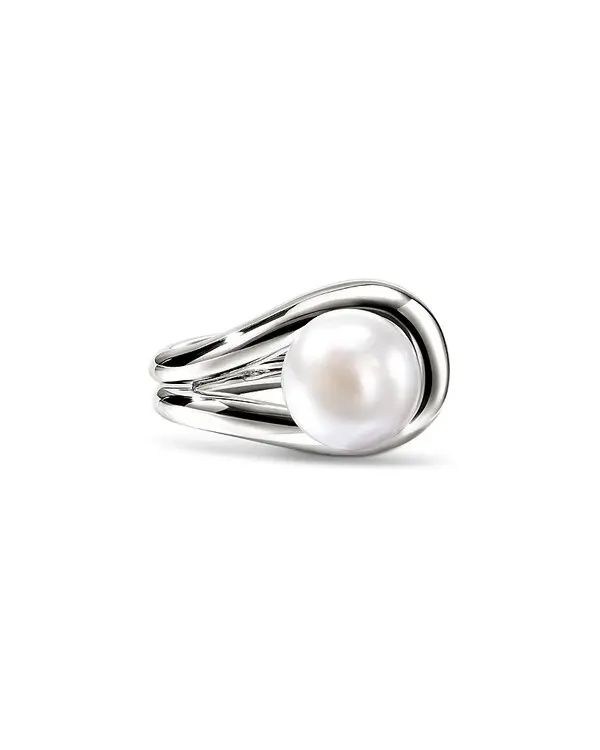 John Hardy Sterling Cultured Freshwater Pearl Ring - Silver