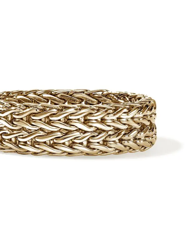 John Hardy 14k Yellow Icon Rata Chain Ring