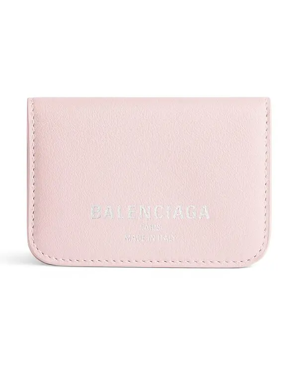 Balenciaga Cash 2.0 Mini Wallet - Suede Pink