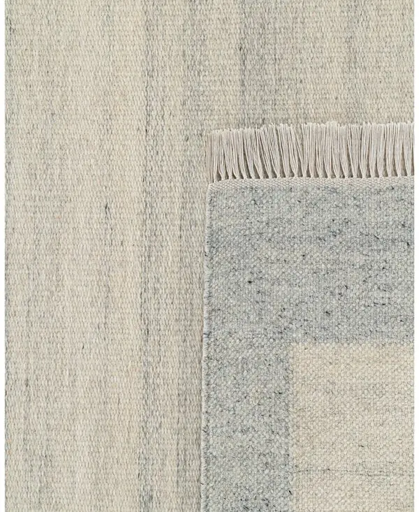 OBEETEE Nu Maison Soft Border Area Rug,6'0x9'0 - Light/blue