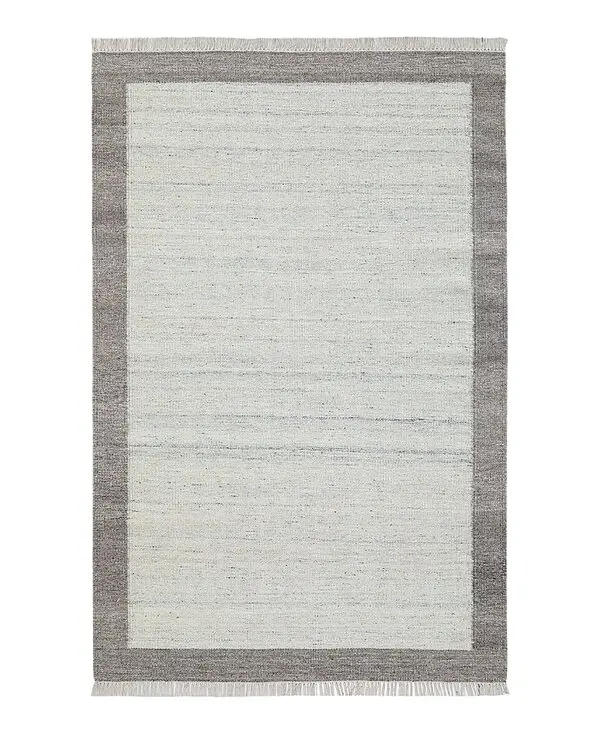 OBEETEE Nu Maison Soft Border Area Rug,3'0x5'0 - Charcoal