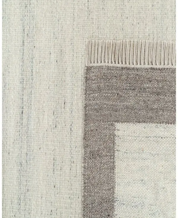 OBEETEE Nu Maison Soft Border Area Rug,3'0x5'0 - Charcoal