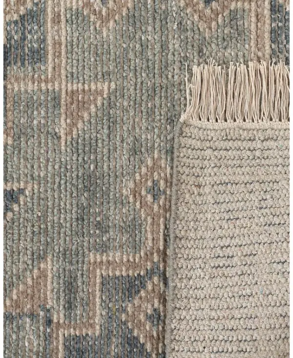 OBEETEE Palace Whitley Area Rug,7'9x9'9 - Blue