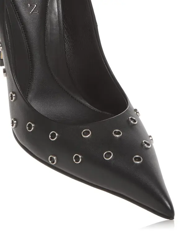 Alexander McQueen Embellished Pointed Pumps