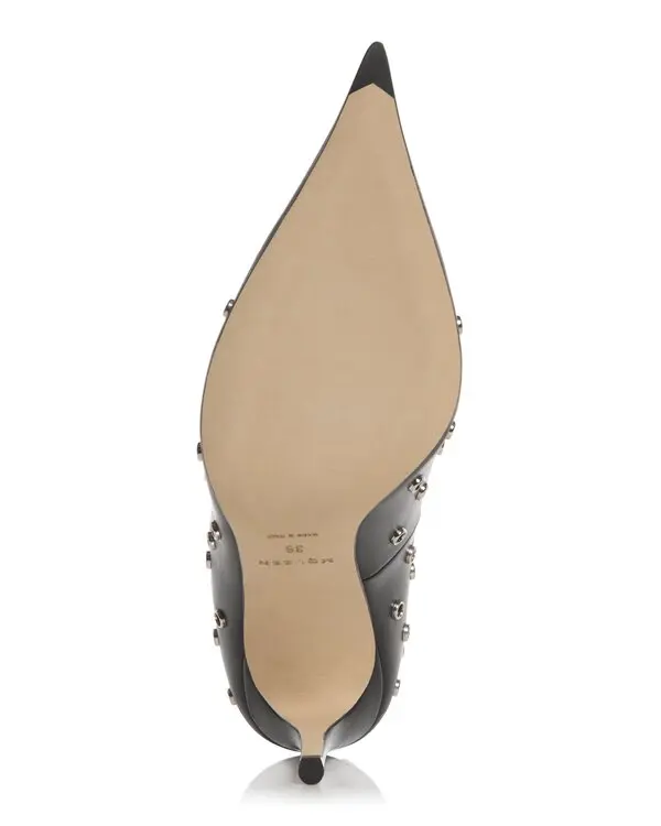 Alexander McQueen Embellished Pointed Pumps