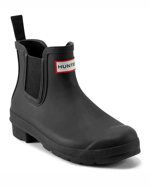 Hunter Original Rubber Chelsea Boots - Black