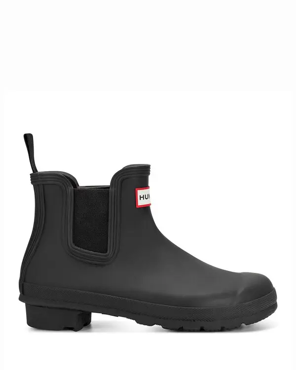 Hunter Original Rubber Chelsea Boots - Black