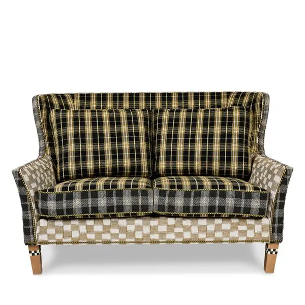 MACKENZIE-CHILDS Mad For Plaid Loveseat