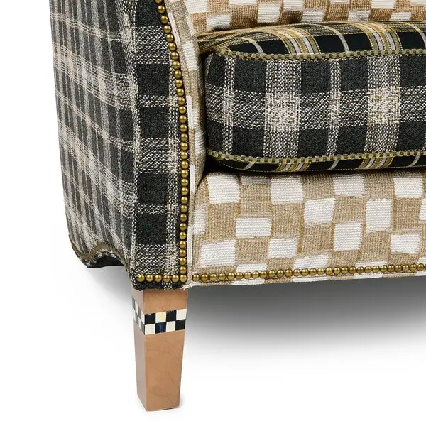 MACKENZIE-CHILDS Mad For Plaid Loveseat