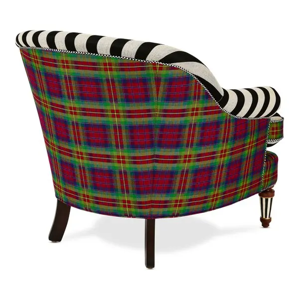 MACKENZIE-CHILDS On Wall Street Accent Chair