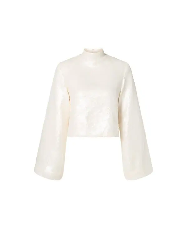 MALINA Line Sequin Longsleeve Top
