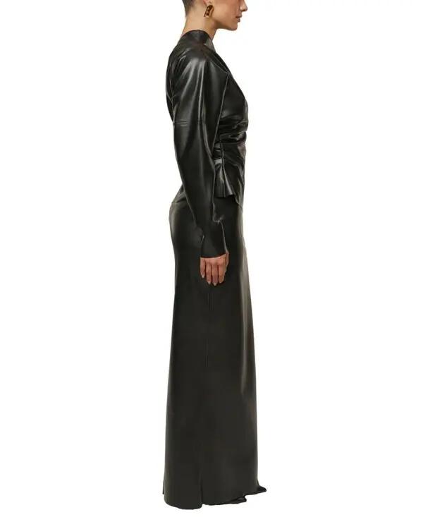 JLUXLABEL Demi One Shoulder Top - Black