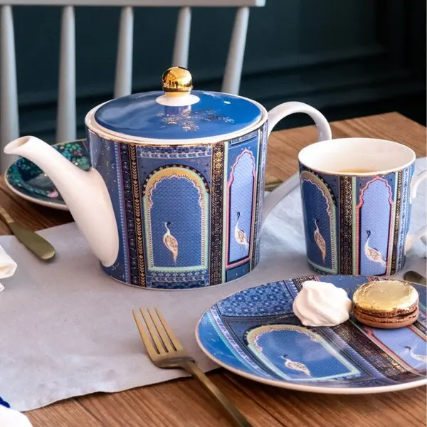 PORTMEIRION Sara Miller India Assorted Coasters, Set Of 4 Coasters