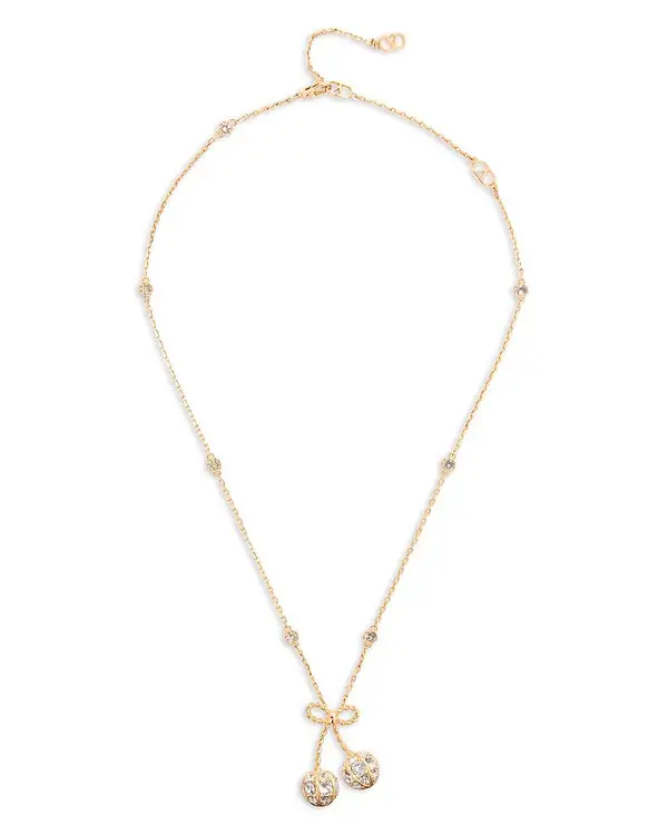 Valentino Garavani Cherryfic Swarovski Crystal Necklace - Gold