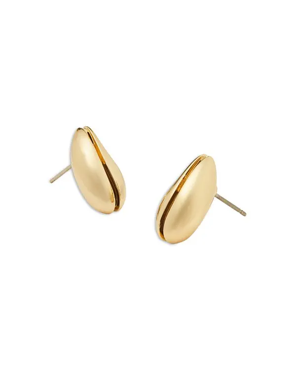 Tory Burch Mini Wave Drop Earrings - Gold