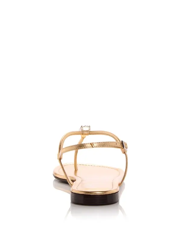 GIUSEPPE ZANOTTI Embellished Thong Sandals - Oro