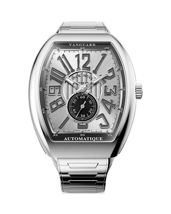 Franck Muller Vanguard Watch, 41mm - Silver/silver