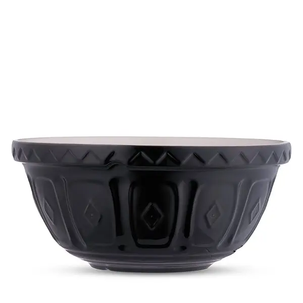 MASON CASH Color Mix Mixing Bowl, 11.75 - Black