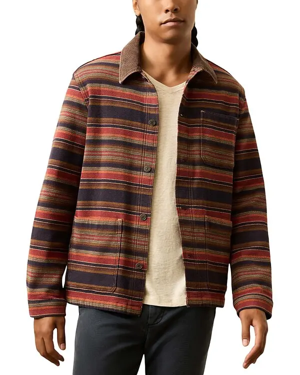 Faherty Brand High Ridge Twill Studio Shirt Jacket