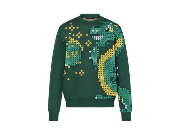 LOUIS VUITTON Lower Dragon Crewneck Sweatshirt