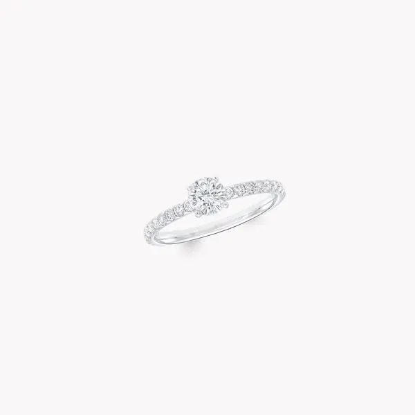 Graff Foufou Round Brilliant Diamond Ring - White Gold