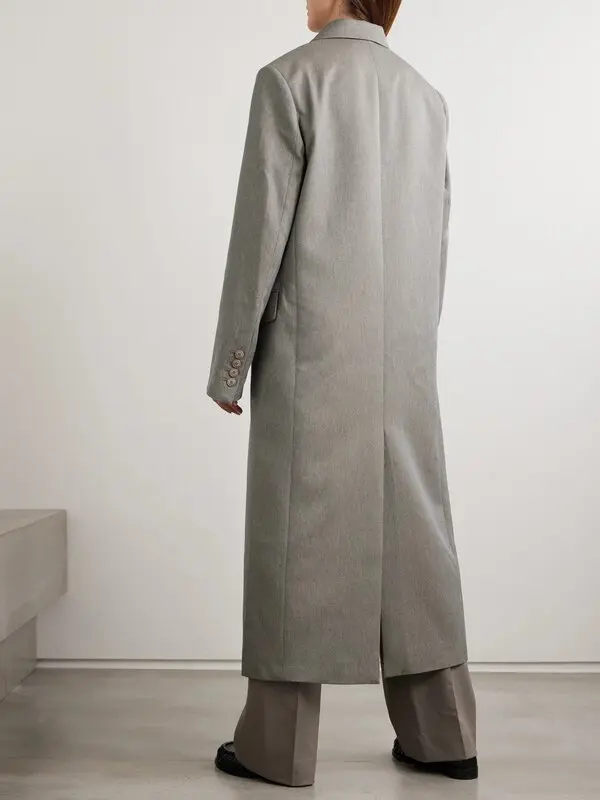 THE FRANKIE SHOP Jane Twill Coat - Gray