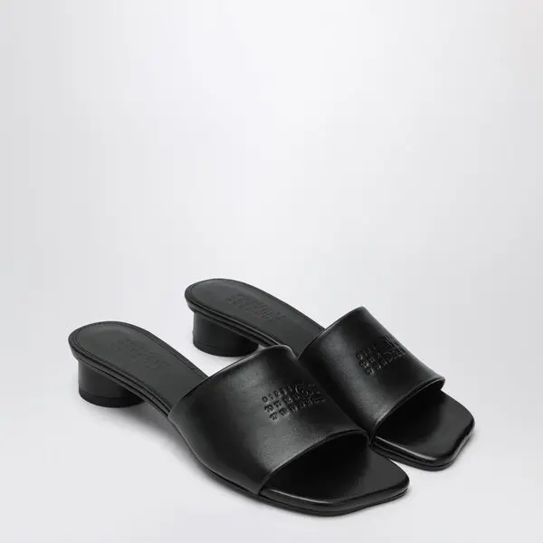 MAISON MARGIELA Anatomic Sandals With Low Heel - Black
