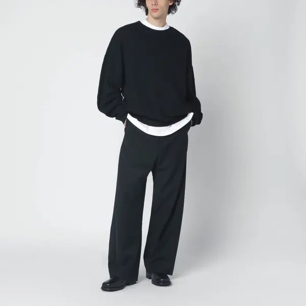 Fear Of God Waffle-knit Sweatshirt - Black