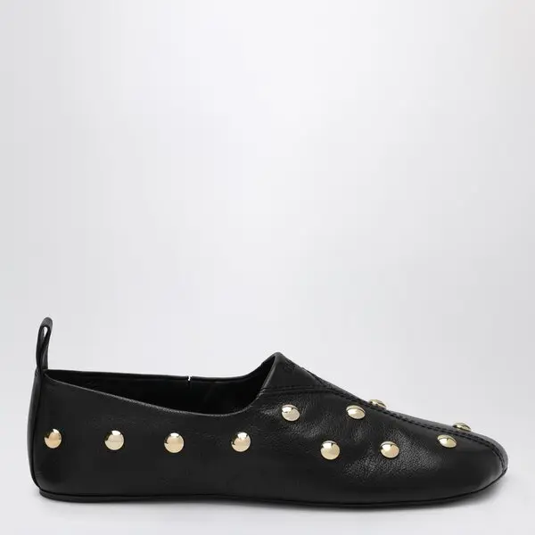 Chloé Rita Studded Ballerinas - Black