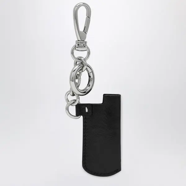 MAISON MARGIELA Leather Key Holder - Black