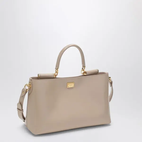 Dolce & Gabbana Vittoria Top-handle Handbag - Beige