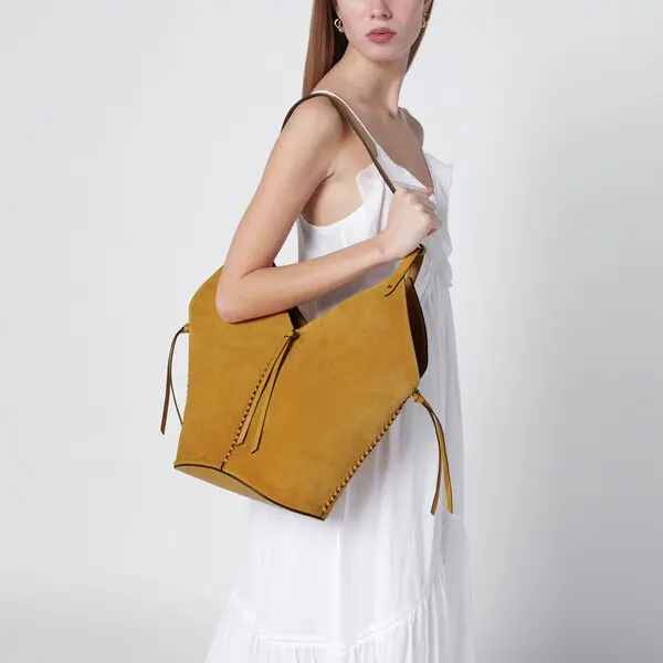 Isabel Marant Étoile Tampa Suede Shopper - Yellow
