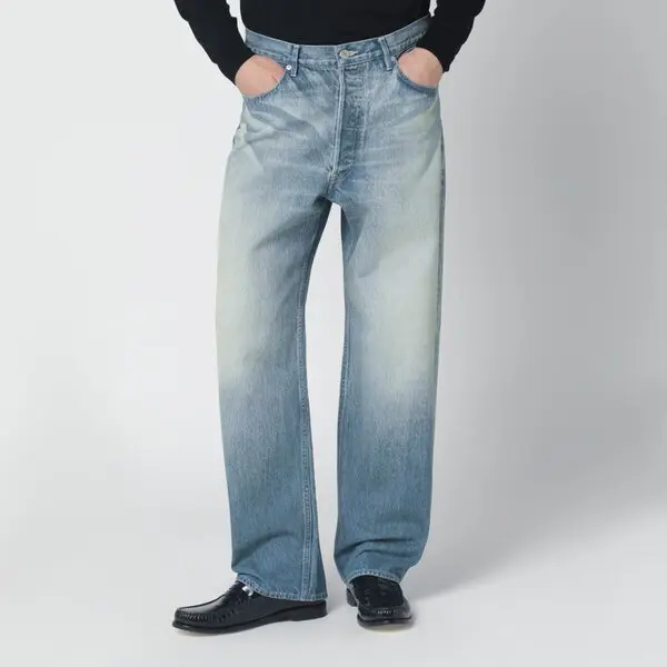 Auralee Washed-effect Denim Jeans