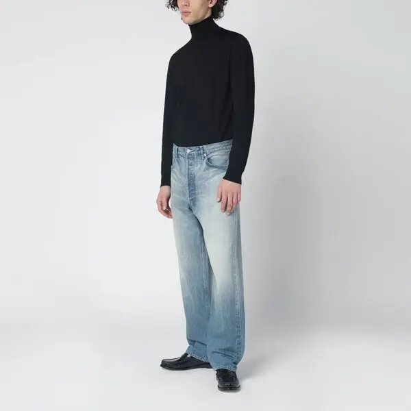 Auralee Washed-effect Denim Jeans