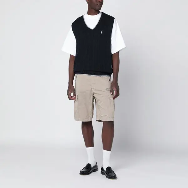 Dsquared2 Cotton-blend Cargo Bermuda Shorts - Beige