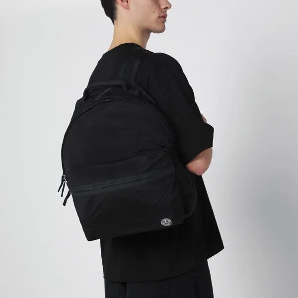 Stone Island Nylon Metal Backpack - Black