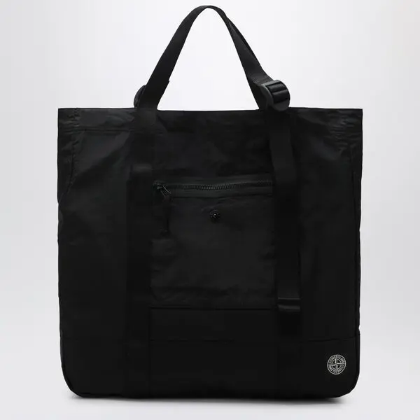 Stone Island Nylon Metal Tote - Black