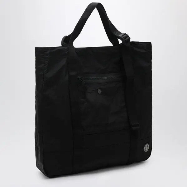 Stone Island Nylon Metal Tote - Black