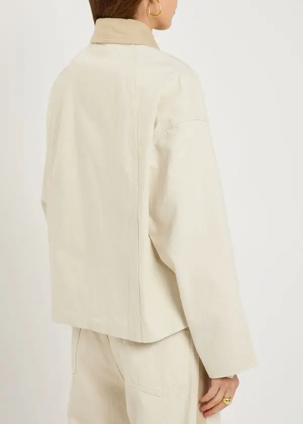 Rag & Bone Natalia Canvas Jacket - Cream
