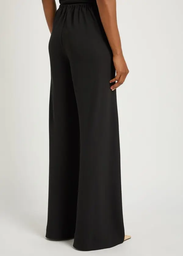 Staud Stroll Crepe Trousers - Black