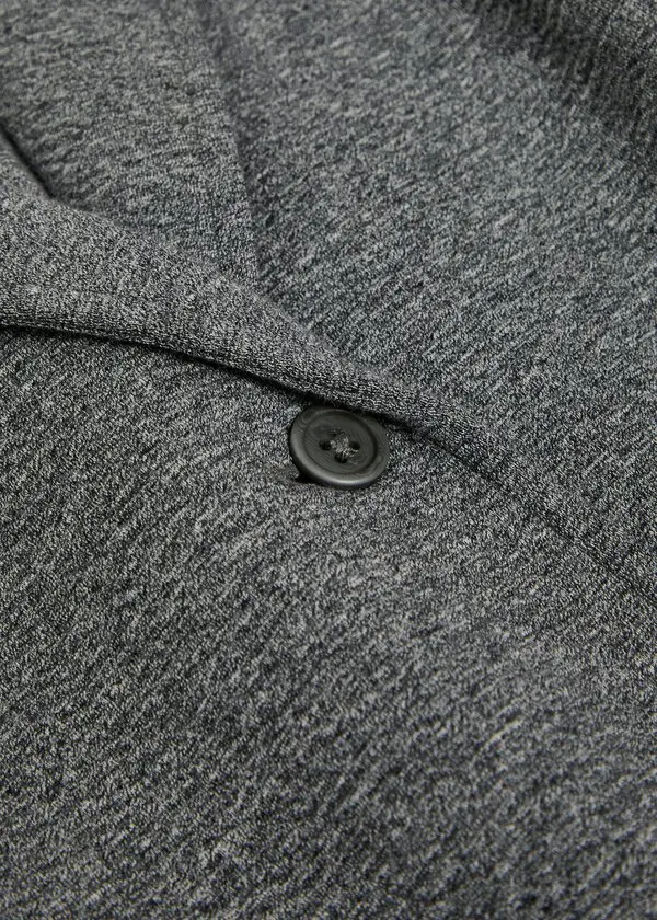 Eileen Fisher Notch Textured Cotton-blend Jacket