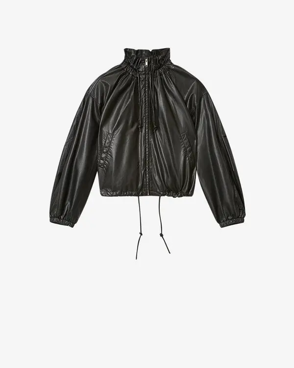 MARANT ETOILE Neela Faux Leather Jacket
