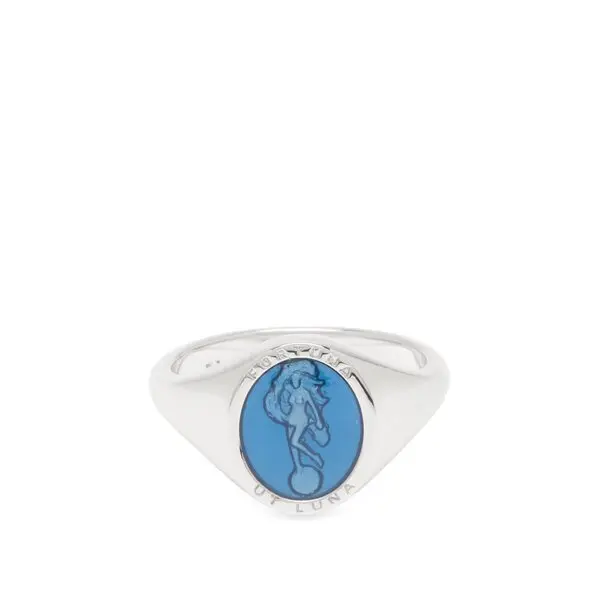 Miansai Fortuna Ring - Silver/blue