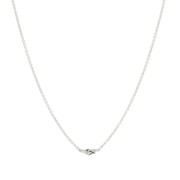FREDERICK GROVE Eternity Pendant Necklace - Silver