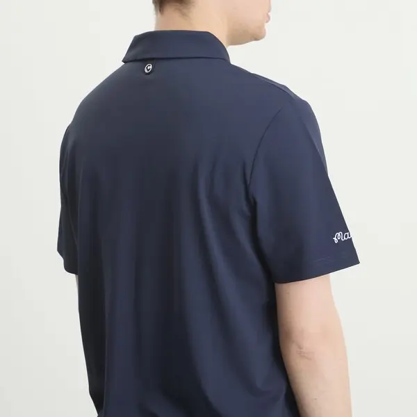 MALBON Fairway Baldwin Polo Shirt - Navy