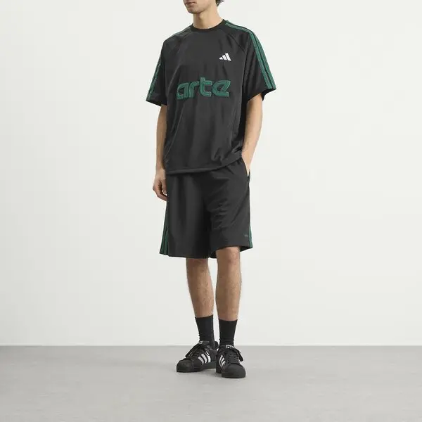 Adidas X Arte 3-stripe Shorts - Black