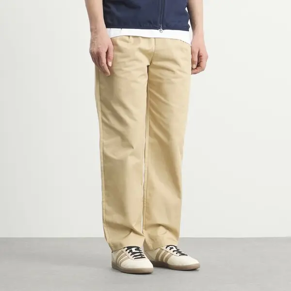 MALBON Reverse Pleat Trouser - Khaki