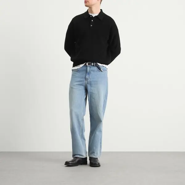 RONNING Long Sleeve Knit Polo