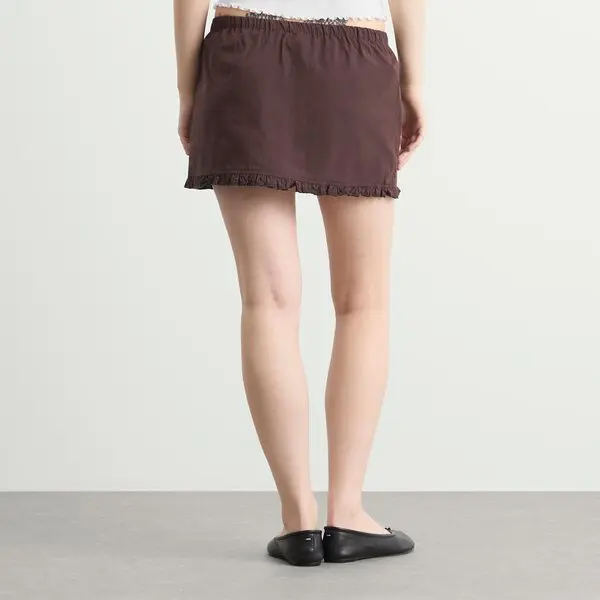 DEIJI STUDIOS Flounce Mini Skirt